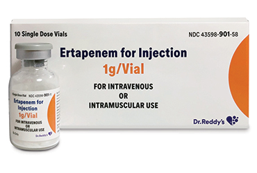 Dr. Reddy's Laboratories Launches Generic Ertapenem for Injection