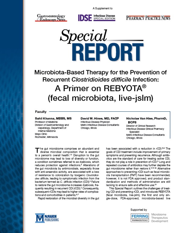Microbiota-Based Therapy for the Prevention of Recurrent Clostridioides ...